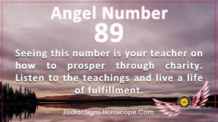 Angel Number 89 Meaning: Prosperity in Charity | 89 Angel Number | ZSH