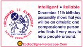 December 11 Zodiac (Sagittarius) Horoscope Birthday Personality and ...