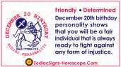 December 20 Zodiac (Sagittarius) Horoscope Birthday Personality and ...