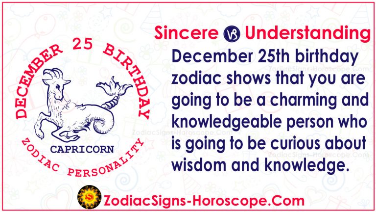 December 25 Zodiac (Capricorn) Horoscope Birthday Personality and Lucky ...