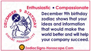 December 9 Zodiac (Sagittarius) Horoscope Birthday Personality and ...