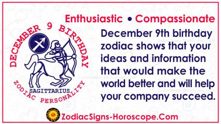 December 9 Zodiac (Sagittarius) Horoscope Birthday Personality and ...