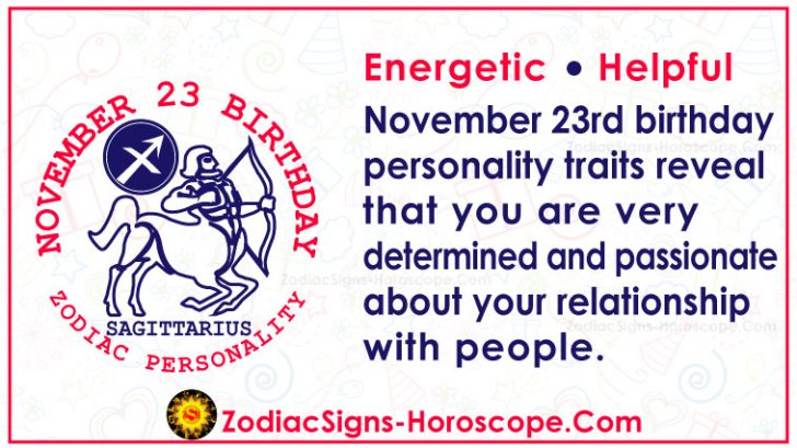 November 23 Zodiac (Sagittarius) Horoscope Birthday Personality and ...