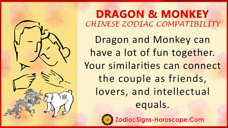 Dragon and Monkey Chinese Zodiac Compatibility: Love and Relationship