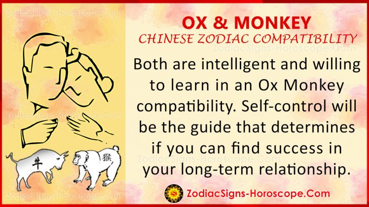 Ox and Monkey Love Compatibility, Relationship, Traits in Chinese Zodiac