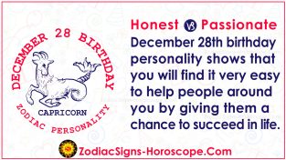 December 28 Zodiac (Capricorn) Horoscope Birthday Personality and Lucky ...