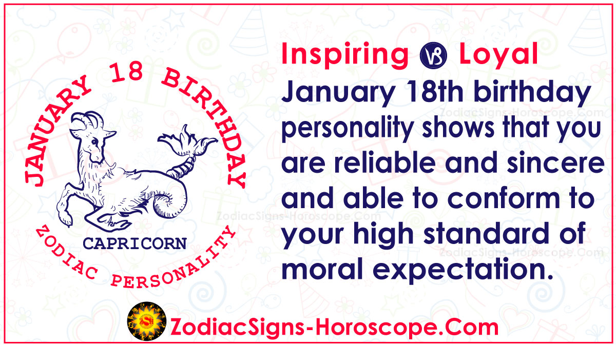 January 18 Zodiac Capricorn Horoscope Birthday Personality And Lucky January 18 Zodiac Capricorn Horoscope Birthday Personality And Lucky