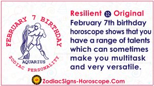 February 7 Zodiac (Aquarius) Horoscope Birthday Personality and Lucky ...