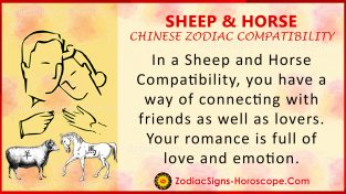 Sheep and Horse Compatibility, Love and Marriage - Chinese Zodiac