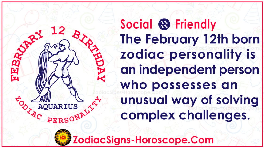 12 de febrero Zodiaco (Acuario) Horóscopo Cumpleaños Personalidad y ...