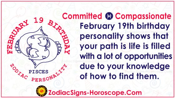 19 de fevereiro Zodíaco (Peixes) Horóscopo Aniversário Personalidade e ...