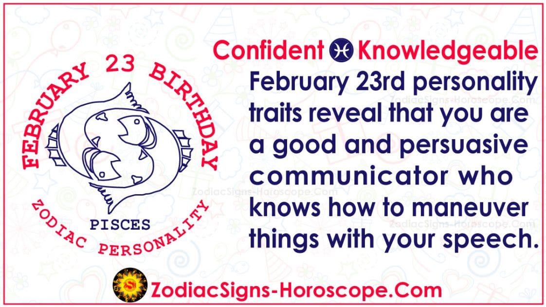 February 23 Zodiac (Pisces) Horoscope Birthday Personality and Lucky Things