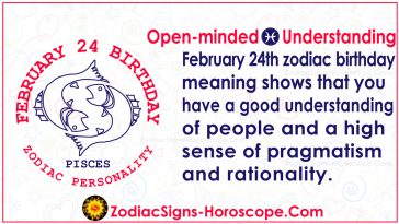 24 de febrero Zodiaco (Piscis) Horóscopo Cumpleaños Personalidad y ...
