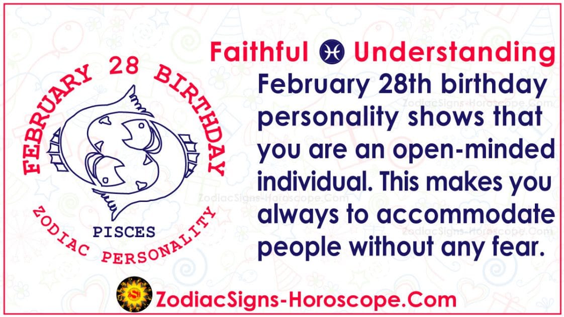 February 28 Zodiac (Pisces) Horoscope Birthday Personality and Lucky Things