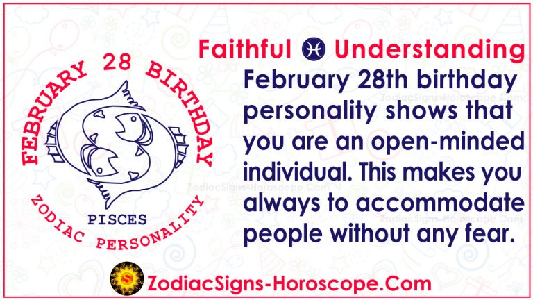 February 28 Zodiac (Pisces) Horoscope Birthday Personality and Lucky Things