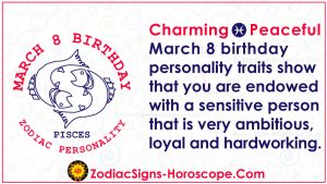 March 8 Zodiac (Pisces) Horoscope Birthday Personality and Lucky Things