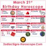 March 21 Zodiac (Aries) Horoscope Birthday Personality and Lucky Things