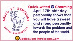 17 de abril Zodiaco (Aries) Horóscopo Cumpleaños Personalidad y cosas ...