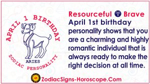 April 1 Zodiac (Aries) Horoscope Birthday Personality and Lucky Things