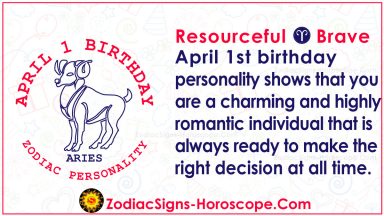 April 1 Zodiac (Aries) Horoscope Birthday Personality and Lucky Things