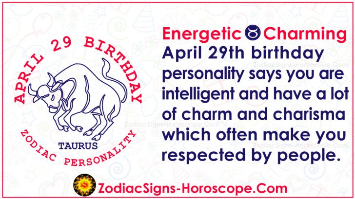 April 29 Zodiac (Taurus) Horoscope Birthday Personality and Lucky Things
