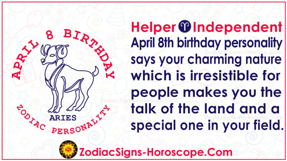 8. April Sternzeichen (Widder) Horoskop Geburtstag Persönlichkeit und ...