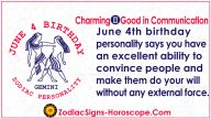 June 4 Zodiac (Gemini) Horoscope Birthday Personality and Lucky Things ...