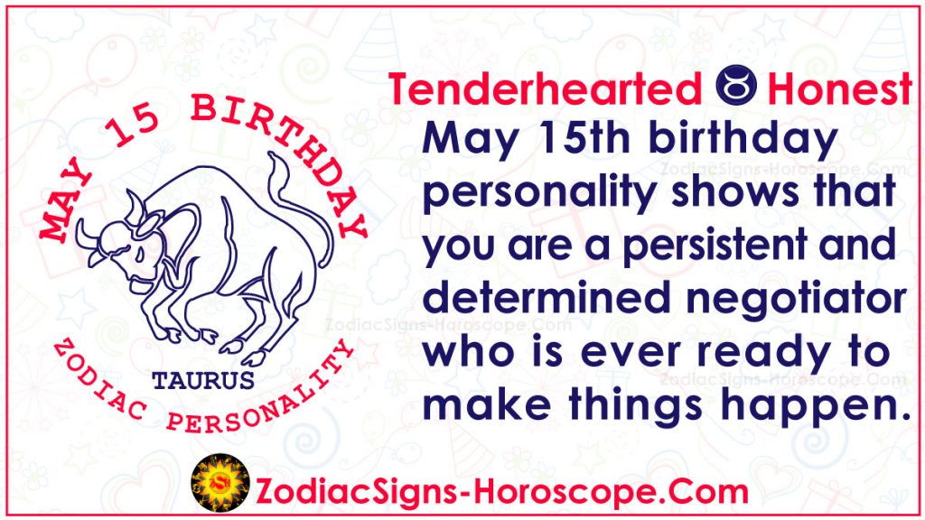 15 de maio Horóscopo do Zodíaco (Touro) Aniversário Personalidade e ...