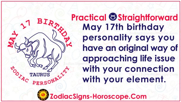 May 17 Zodiac (Taurus) Horoscope Birthday Personality and Lucky Things