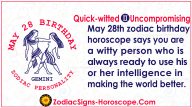 May 28 Zodiac (Gemini) Horoscope Birthday Personality and Lucky Things ...