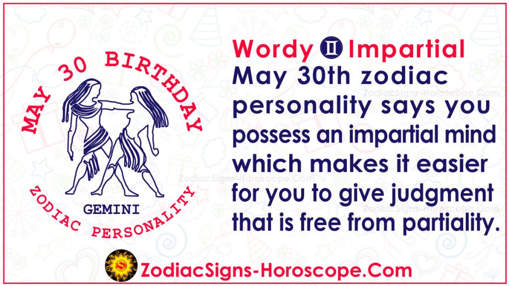 30 de mayo Zodiaco (Géminis) Horóscopo Cumpleaños Personalidad y cosas ...