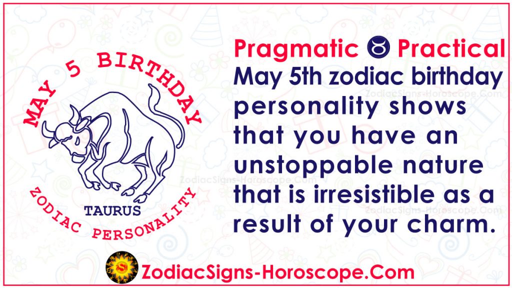 May 5 Zodiac (Taurus) Horoscope Birthday Personality and Lucky Things