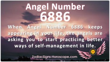 Angel Number 6886 says start practicing better ways of self-management