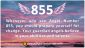 Angel Number 855 reminds you to Believe in your Abilities and Talents