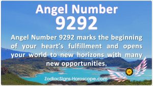 Angel Number 9292 opens your world to new horizons with opportunities