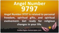 Angel Number 9797 connects to your freedom and spiritual evolvement