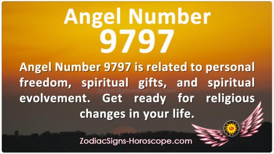Angel Number 9797 connects to your freedom and spiritual evolvement