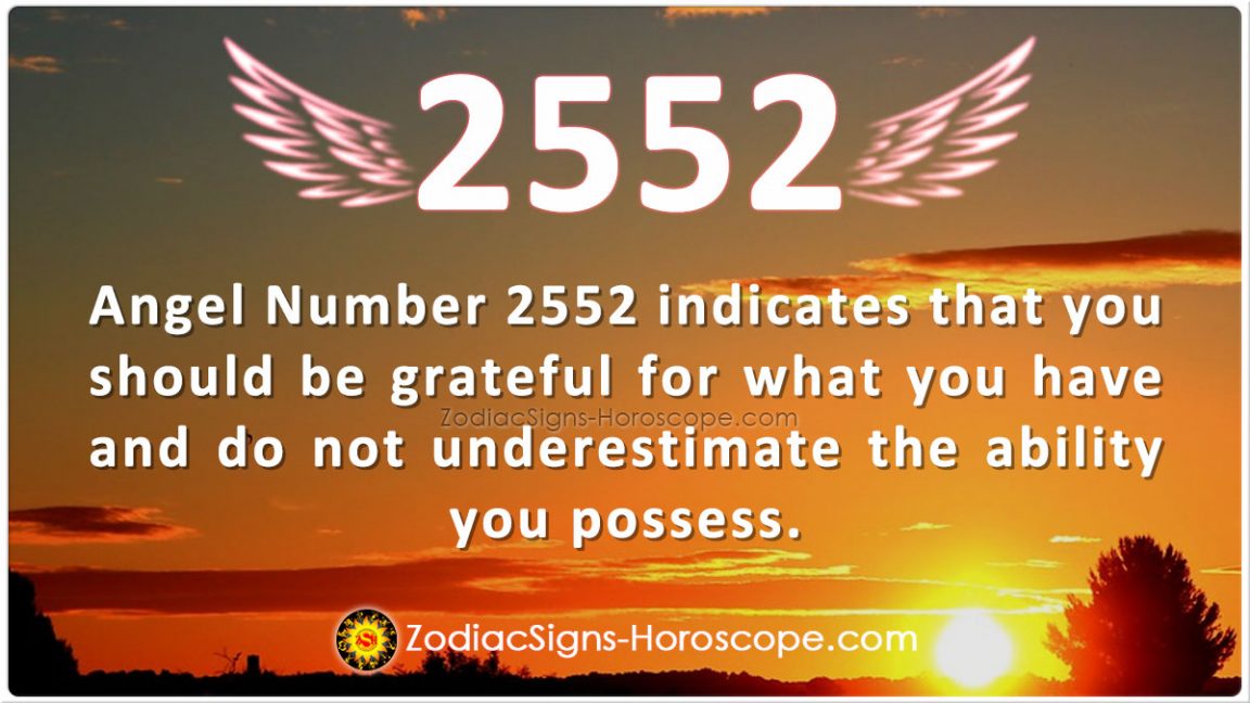 Angel Number 2552 Says Focus On Positives Only - ZodiacSigns-Horoscope.com
