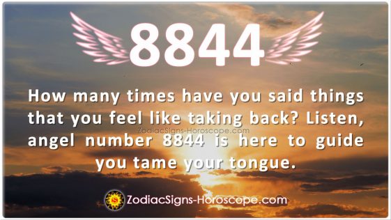 Angel Number 8844 Says You Should Control Your Tongue - ZodiacSigns ...