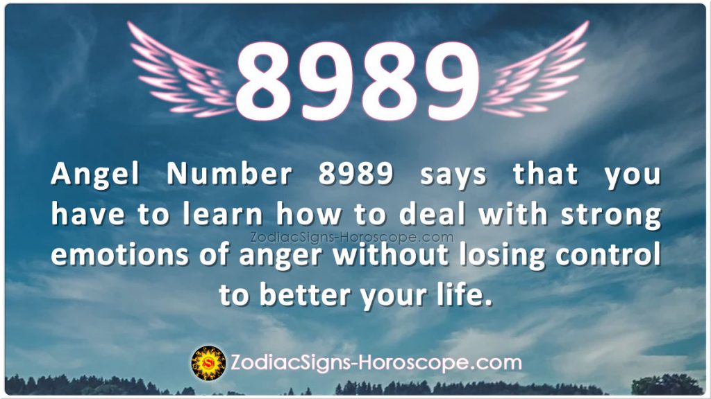 Angel Number 8989 Reminds You To Contain Your Anger | 8989 Meaning