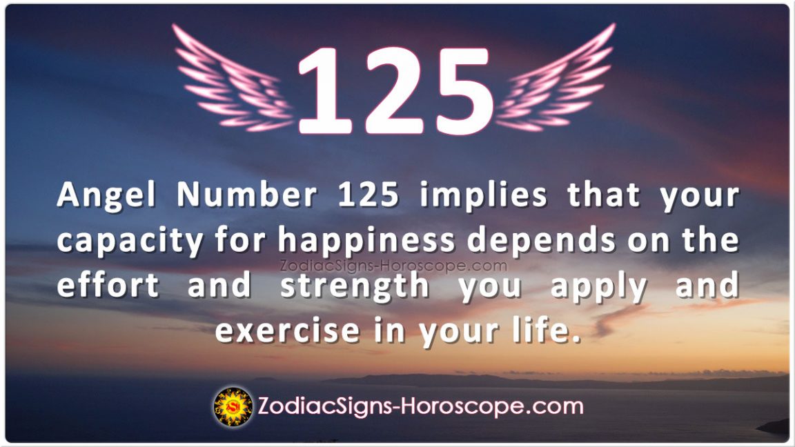 Angel Number 125 Represents Your Effort and Strength | 125 Meaning