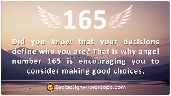Angel Number 165 Says You Should Make Good Choices | 165 Meaning Angel Number 165 Says You Should Make Good Choices | 165 Meaning