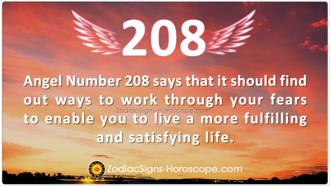Angel Number 208 Says Conquer Your Fears | 208 Meaning