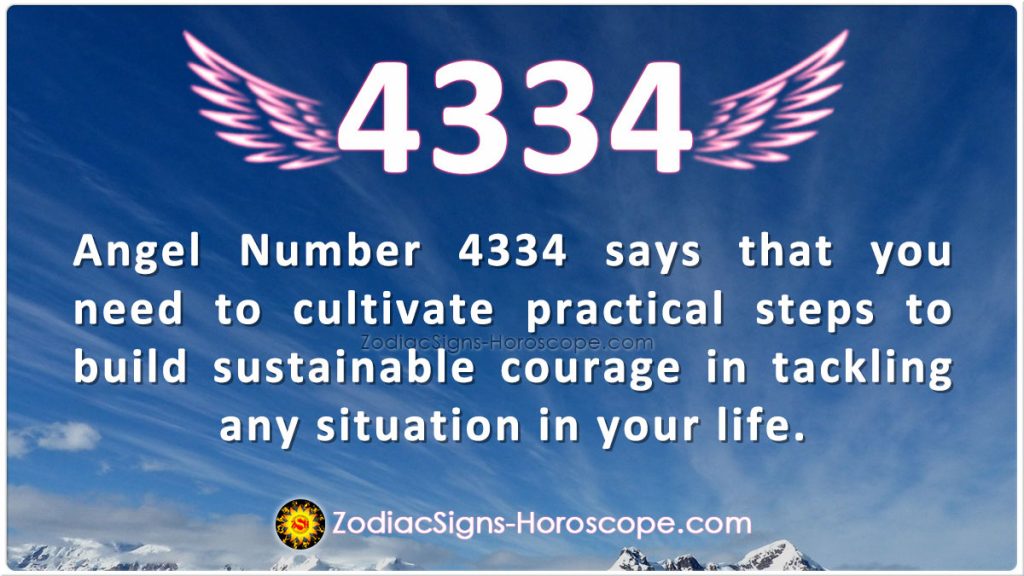 Angel Number 4334 Helps You to Your Stretch Braveness | 4334 Meaning