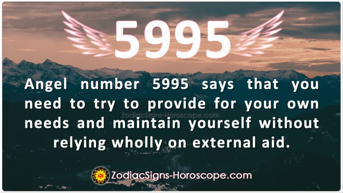 Angel Number 5995 Says Be Self-sufficient | 5995 Meaning