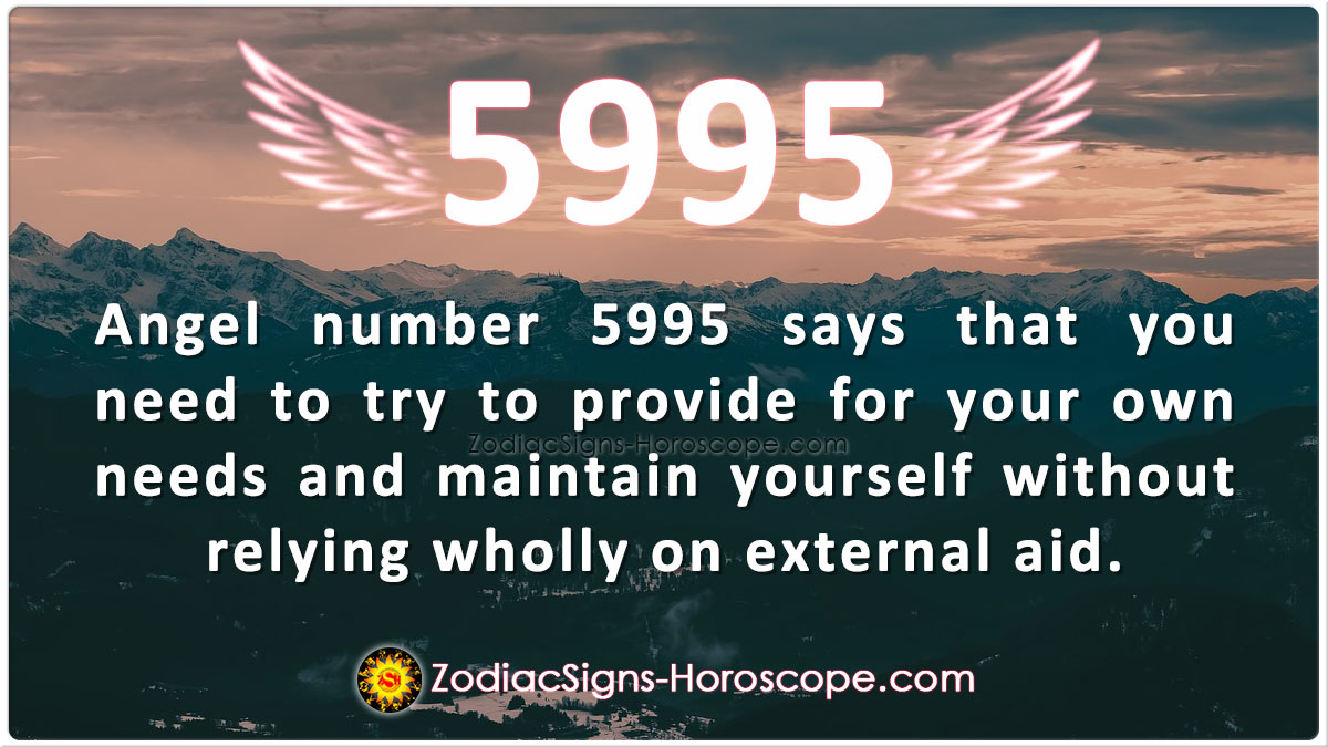 Angel Number 5995 Says Be Self-sufficient | 5995 Meaning