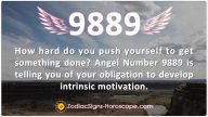 Angel Number 9889 Says You Should Motivate Yourself | 9889 meaning