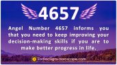Angel Number 4657 Meaning: You Should Take Better Decisions