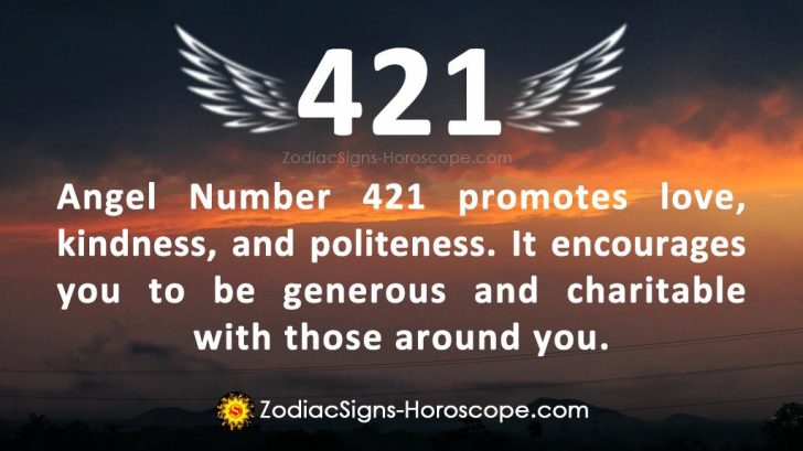 Angel Number 421 Meaning: Holy Charity - ZodiacSigns-Horoscope.com