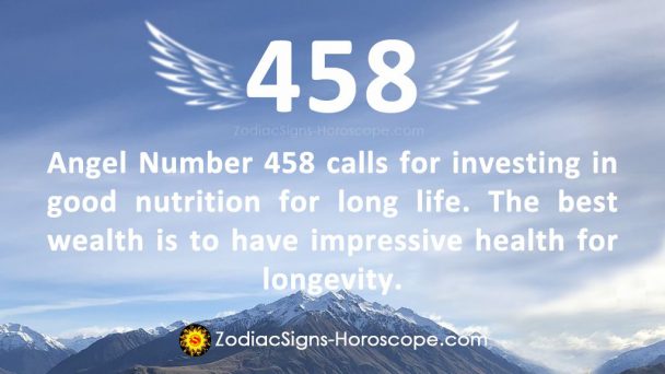 Angel Number 458 Meaning: Balanced Diet - ZodiacSigns-Horoscope.com